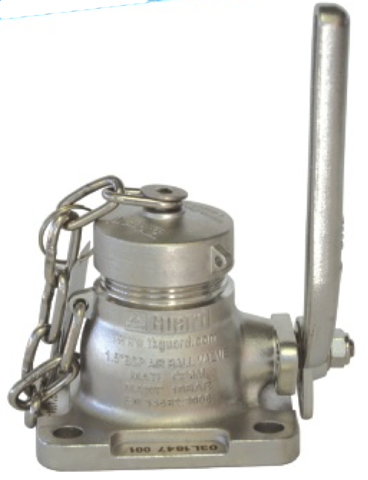 1.5" BSP Air Inlet Ball Valve Full Bore — Guard Europe BV