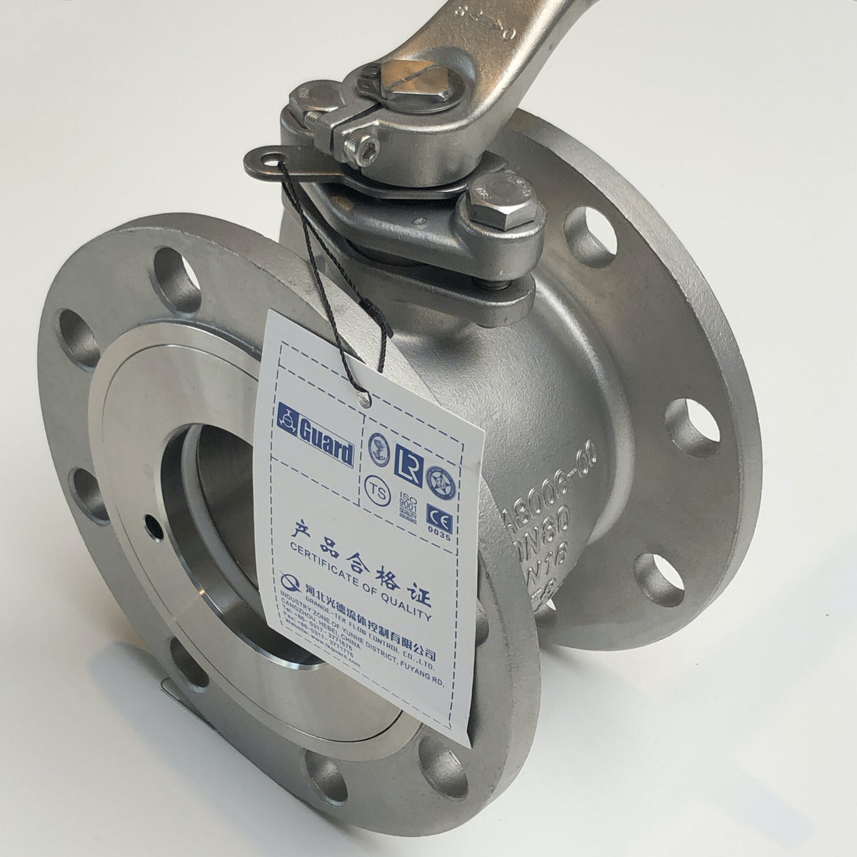 3" DN80 Light Flanged Ball Valve GB — Guard Europe BV
