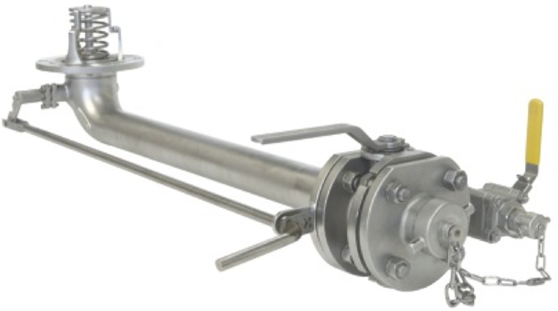 Bottom Discharge Foot Valve ISO Tank Container — Guard Europe BV
