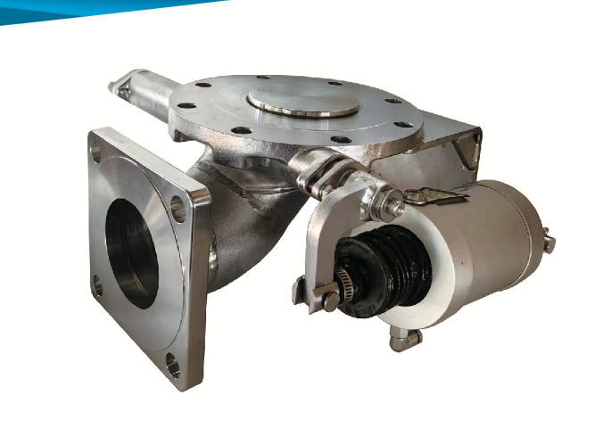 3" 90 Degree Quick Flow Foot Valve - pneumatic control — Guard Europe BV