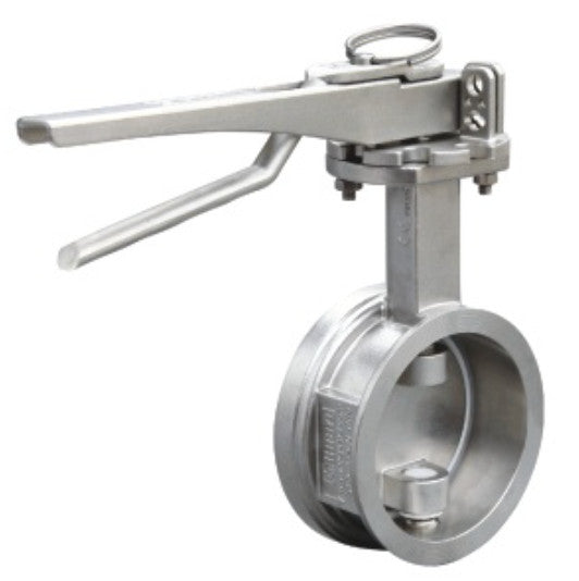 3" Clamped Type II Butterfly Valve, Left Open — Guard Europe BV
