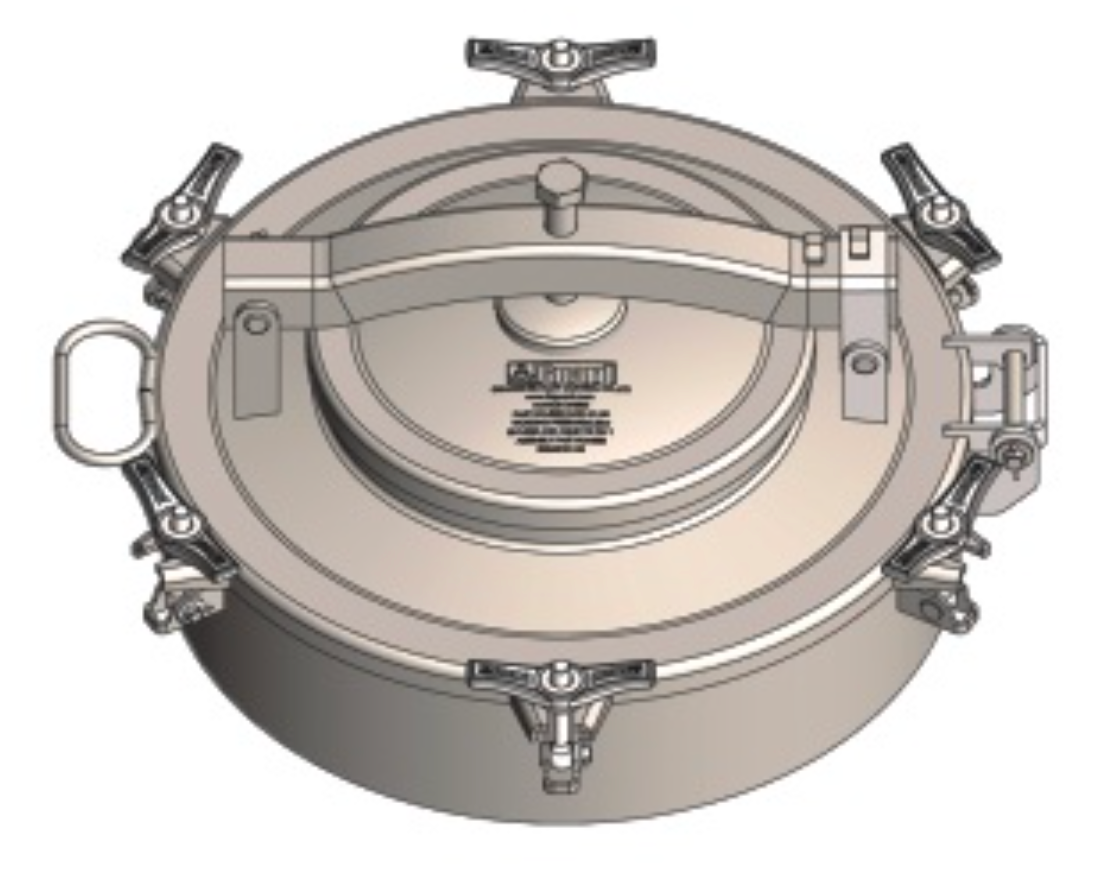 DN500 Atmospheric Vehicle Manlid Assembly — Guard Europe BV