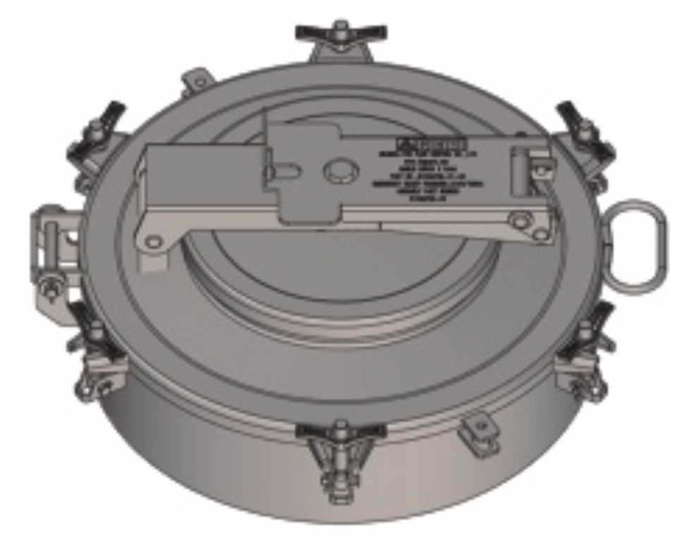DN500 Explosieveilige mangatconstructie — Guard Europe BV