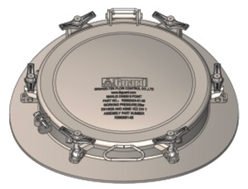 DN500 Mangat montage met hoog profiel (500 mm) — Guard Europe BV